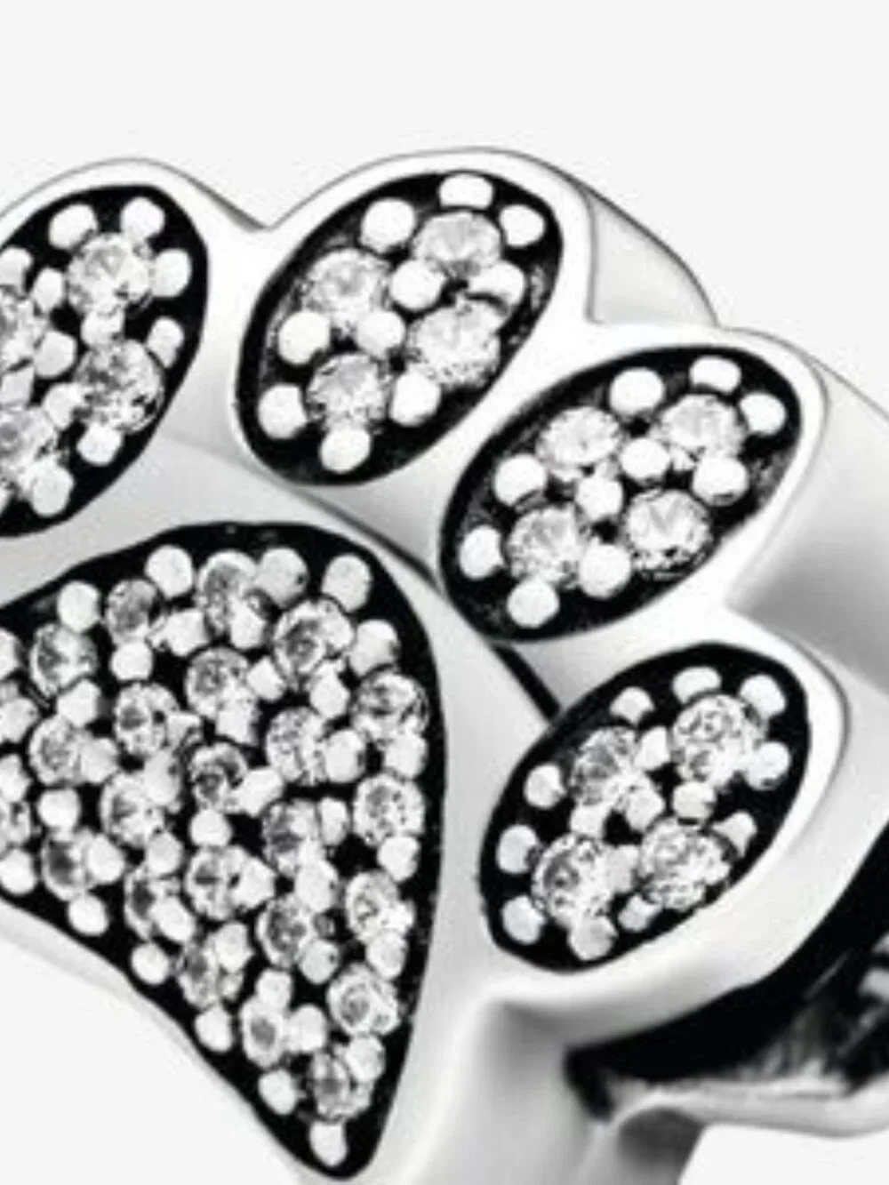 Pandora | Jewelry | Pandora Sparkling Paw Print Charm | Poshmark